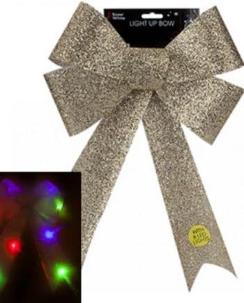 Light Up Door Bows - Next Day Delivery Christmas Door Bows